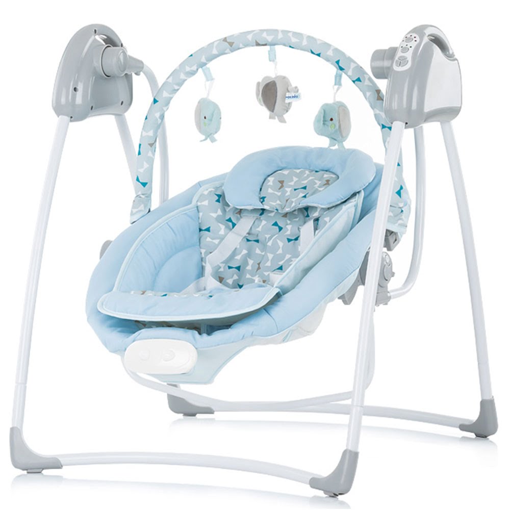 Leagan electric si balansoar Chipolino Paradise blue ribbon - Patut ...